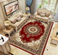 China European Style Living Room Floor Carpet Polyester 40x60cm Custom Size for sale