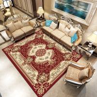 China European Style Living Room Floor Carpet Polyester 40x60cm Custom Size for sale