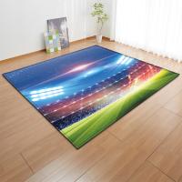 China 3D Printed Grass Court Living Room Carpet 100% Polyester 150x200cm for sale