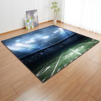China 3D Printed Grass Court Living Room Carpet 100% Polyester 150x200cm for sale
