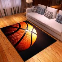 China 3D Printed Grass Court Living Room Carpet 100% Polyester 150x200cm for sale