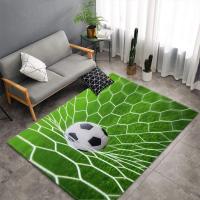 China 3D Printed Grass Court Living Room Carpet 100% Polyester 150x200cm for sale