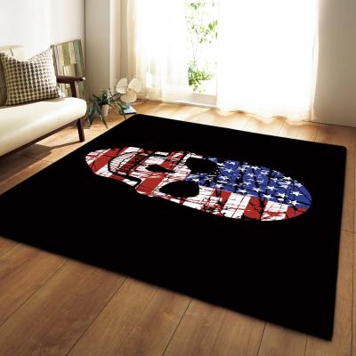 China Custom Polyester Carpet Rug 100x150cm Machine Washable Floor Mat for Living Room Bedroom for sale
