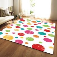 China Custom Polyester Carpet Rug 100x150cm Machine Washable Floor Mat for Living Room Bedroom for sale