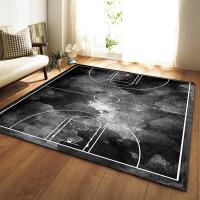 China Custom Polyester Carpet Rug 100x150cm Machine Washable Floor Mat for Living Room Bedroom for sale