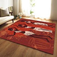 China Custom Polyester Carpet Rug 100x150cm Machine Washable Floor Mat for Living Room Bedroom for sale