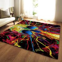 China Custom Polyester Carpet Rug 100x150cm Machine Washable Floor Mat for Living Room Bedroom for sale