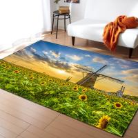 China Custom Polyester Carpet Rug 100x150cm Machine Washable Floor Mat for Living Room Bedroom for sale