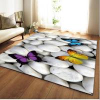 China Custom Polyester Carpet Rug 100x150cm Machine Washable Floor Mat for Living Room Bedroom for sale