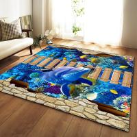China Custom Polyester Carpet Rug 100x150cm Machine Washable Floor Mat for Living Room Bedroom for sale