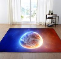 China Custom Polyester Carpet Rug 100x150cm Machine Washable Floor Mat for Living Room Bedroom for sale