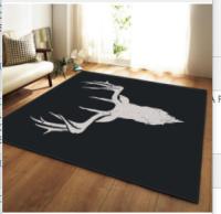 China Custom Polyester Carpet Rug 100x150cm Machine Washable Floor Mat for Living Room Bedroom for sale