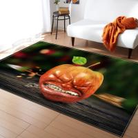 China Customizable 3D Polyester Living Room Carpet 147x203 cm Machine Washable Floor Mat for sale