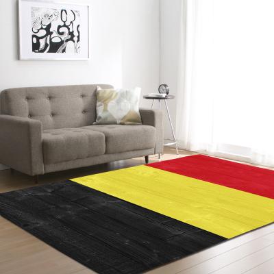 China Customizable 3D Polyester Living Room Carpet 121.9x160cm Machine Washable Floor Mat for sale