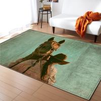 China Customizable Polyester Non-Slip Carpet Mat 1.5x2m Butterfly Pattern for Living Room Bedroom for sale