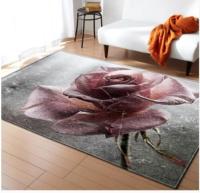 China Customizable Polyester Non-Slip Carpet Mat 1.5x2m Butterfly Pattern for Living Room Bedroom for sale