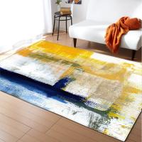 China Customizable Polyester Non-Slip Carpet Mat 1.5x2m Butterfly Pattern for Living Room Bedroom for sale