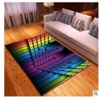 China Customizable Polyester Non-Slip Carpet Mat 1.5x2m Butterfly Pattern for Living Room Bedroom for sale