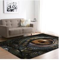 China Custom Polyester Animal Cartoon Carpet 1.2x1.6m Machine Washable Floor Mat for Home Office for sale