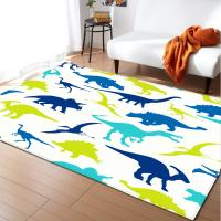 China Custom Polyester Animal Cartoon Carpet 1.2x1.6m Machine Washable Floor Mat for Home Office for sale