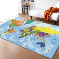 China Custom Polyester Animal Cartoon Carpet 1.2x1.6m Machine Washable Floor Mat for Home Office for sale