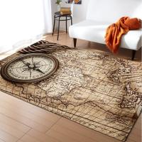 China Custom Polyester Animal Cartoon Carpet 1.2x1.6m Machine Washable Floor Mat for Home Office for sale
