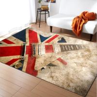 China Custom Polyester Animal Cartoon Carpet 1.2x1.6m Machine Washable Floor Mat for Home Office for sale