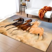 China Custom Polyester Animal Cartoon Carpet 1.2x1.6m Machine Washable Floor Mat for Home Office for sale