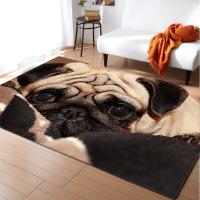China Custom Polyester Animal Cartoon Carpet 1.2x1.6m Machine Washable Floor Mat for Home Office for sale