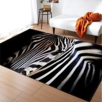 China Custom Polyester Animal Cartoon Carpet 1.2x1.6m Machine Washable Floor Mat for Home Office for sale
