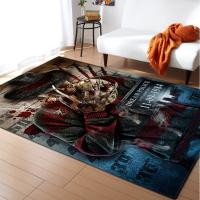 China Custom Polyester Animal Cartoon Carpet 1.2x1.6m Machine Washable Floor Mat for Home Office for sale