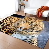 China Custom Polyester Animal Cartoon Carpet 1.2x1.6m Machine Washable Floor Mat for Home Office for sale