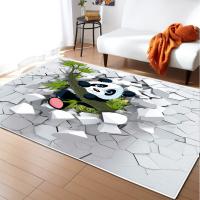 China Custom Polyester Animal Cartoon Carpet 1.2x1.6m Machine Washable Floor Mat for Home Office for sale