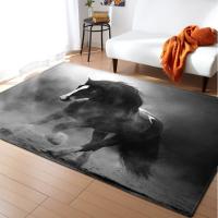 China Custom Polyester Animal Cartoon Carpet 1.2x1.6m Machine Washable Floor Mat for Home Office for sale