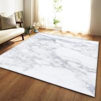 China Customizable Marble Polyester Carpet 1.6x2.3m Living Room Bedroom Floor Mat for sale