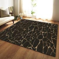 China Customizable Marble Polyester Carpet 1.6x2.3m Living Room Bedroom Floor Mat for sale