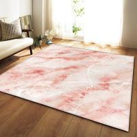 China Customizable Marble Polyester Carpet 1.6x2.3m Living Room Bedroom Floor Mat for sale