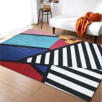 China Customizable Marble Polyester Carpet 1.6x2.3m Living Room Bedroom Floor Mat for sale