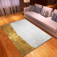 China Customizable Marble Polyester Carpet 1.6x2.3m Living Room Bedroom Floor Mat for sale