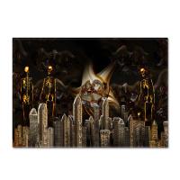 China Custom Polyester Skeleton Floor Mat 150x210cm Machine Washable Living Room Carpet for sale