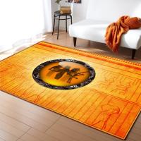 China Customizable Vintage Polyester Carpet 152x244cm Machine Woven Living Room Bedroom Floor Mat for sale