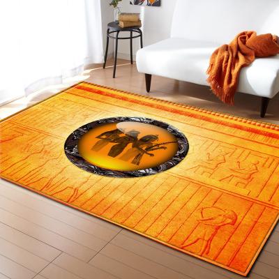 China Customizable Vintage Polyester Carpet 152x244cm Machine Woven Living Room Bedroom Floor Mat for sale