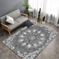 China Customizable Vintage Polyester Carpet 152x244cm Machine Woven Living Room Bedroom Floor Mat for sale