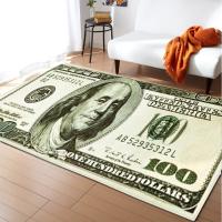 China Customizable Vintage Polyester Carpet 152x244cm Machine Woven Living Room Bedroom Floor Mat for sale