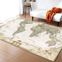 China Customizable Vintage Polyester Carpet 152x244cm Machine Woven Living Room Bedroom Floor Mat for sale