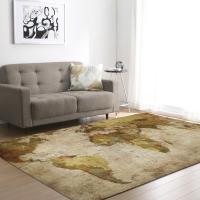 China Customizable Vintage Polyester Carpet 152x244cm Machine Woven Living Room Bedroom Floor Mat for sale