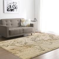 China Customizable Vintage Polyester Carpet 152x244cm Machine Woven Living Room Bedroom Floor Mat for sale