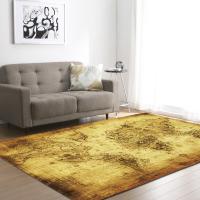 China Customizable Vintage Polyester Carpet 152x244cm Machine Woven Living Room Bedroom Floor Mat for sale