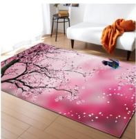 China Custom Vintage Polyester Carpet 1.2x1.6m Machine Woven Floor Mat for Living Room Bedroom for sale
