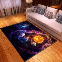 China Custom Round Polyester Carpet 100% Polyester Machine Washable Floor Mat for Living Room Bedroom for sale